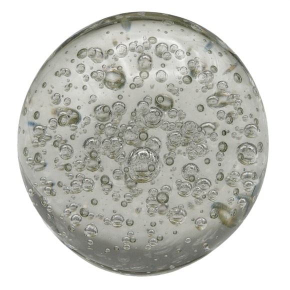 Three Friends Corp | Accents | Clear Glass Bubble Orb Sphere ...